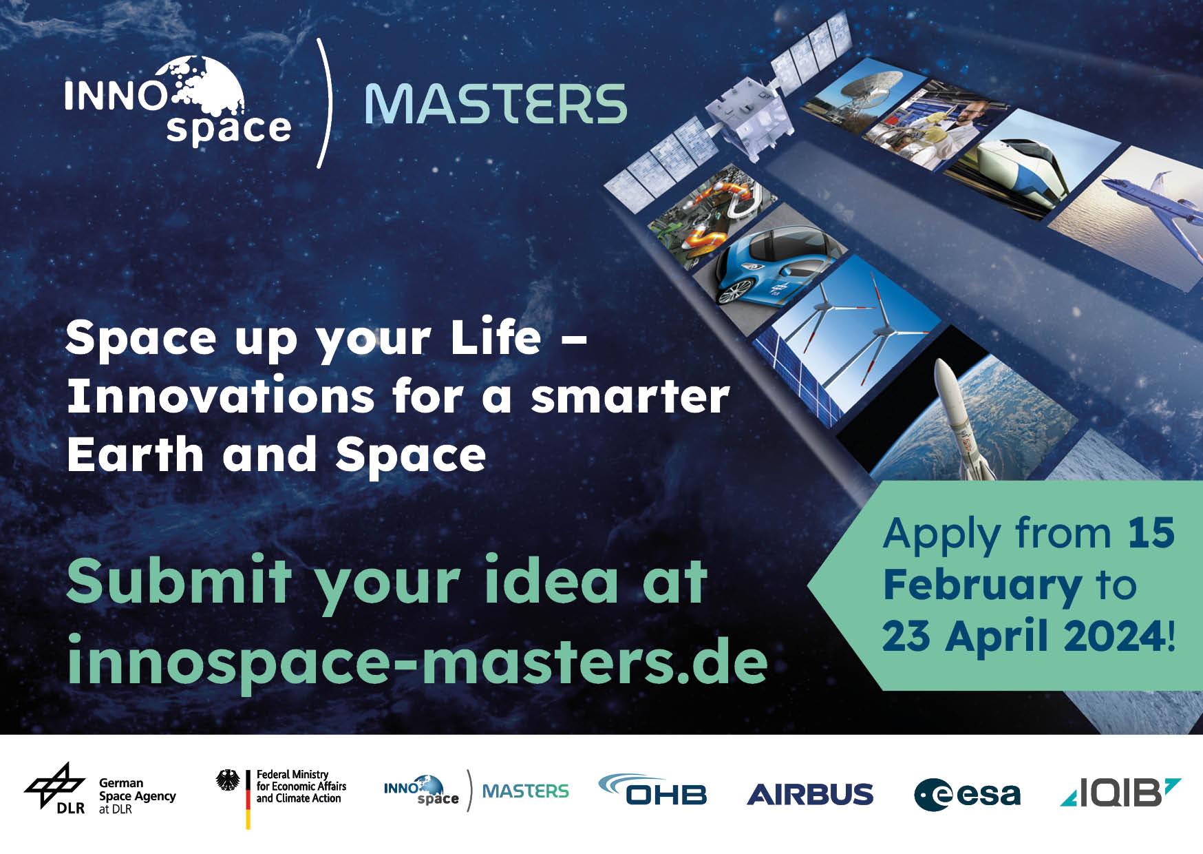 Abierto el plazo de inscripción en el INNOspace Masters 2024